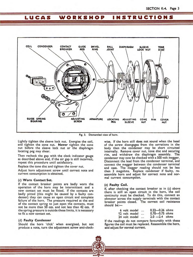 Lucas HF Horn Restoration – Owen Automotive Canada